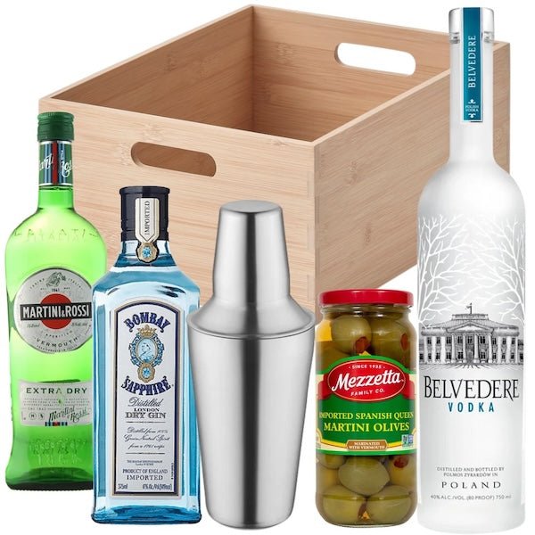 Martini Cocktail Gift Set – Bottle Engraving