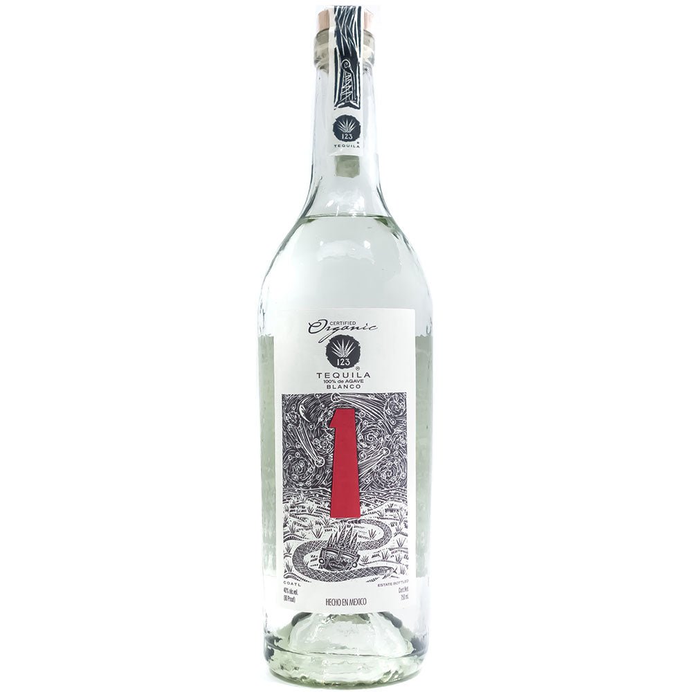 123 Organic Blanco – Bottle Engraving