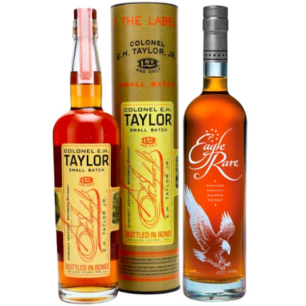 Colonel E.H. Taylor, Jr. Small Batch & Eagle Rare Bourbon Whiskey Bund ...