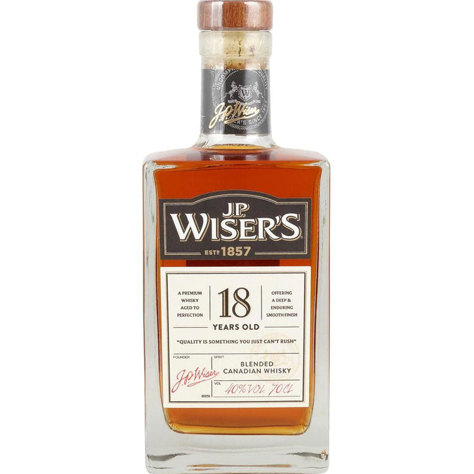 J.P. Wiser's 18 – Bottle Engraving
